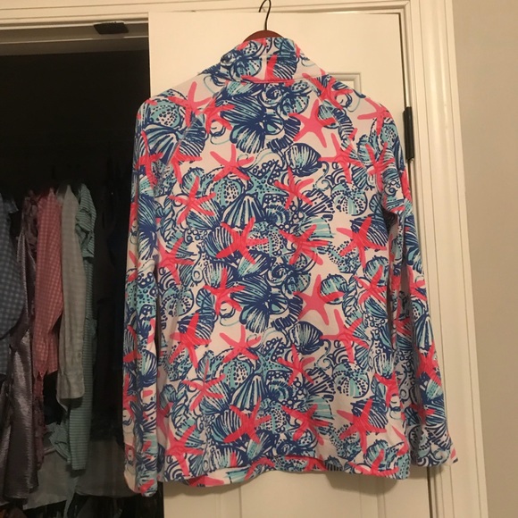 Lilly Pulitzer | Tops | Lilly Pulitzer She She Shells Skipper Popover S ...